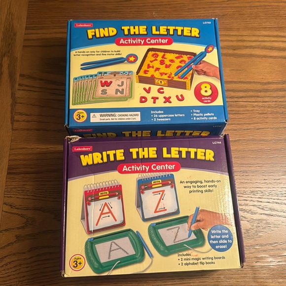 Toys | Two Lakeshore Activity Center Games Write The Letter And Find ...